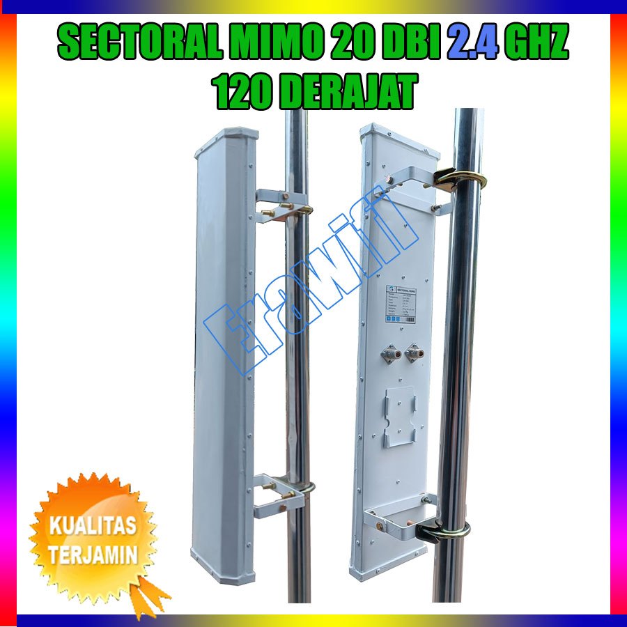 Jual Antena BTS ISP RT RW NET HOTSPOT Wifi Outdoor 2,4 GHz Sectoral ...