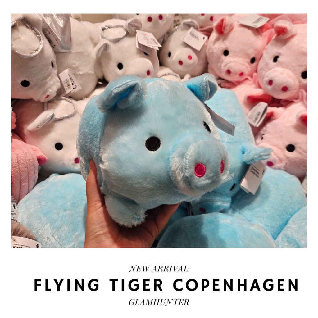 Jual FLYING TIGER KRAMMEVEN CUDDLY FRIEND PLUSHIE PIG BONEKA BABI BIRU ...