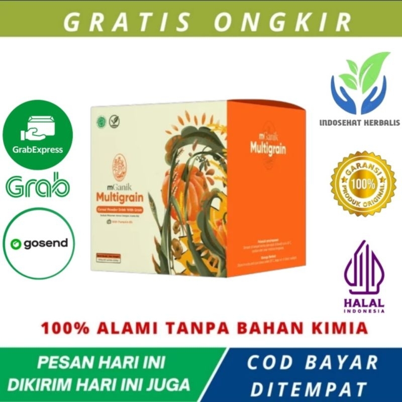 Jual mGanik Multigrain - Rasa Labu Kuning 1 Box Isi 20 Sachet - Minuman ...