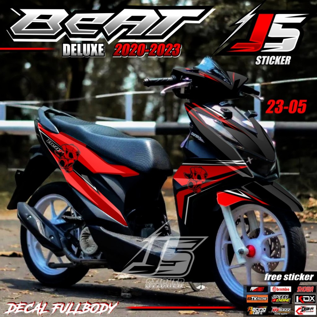Jual (COD) TERBARU Decal Sticker Beat DELUXE STREET 2020 2021 2022 2023 ...