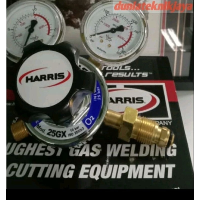 Jual Regulator O2 Oksigen Oxygen tipe 25GX 25 GX - 10bar 10 bar merk Harris USA dijamin original ...