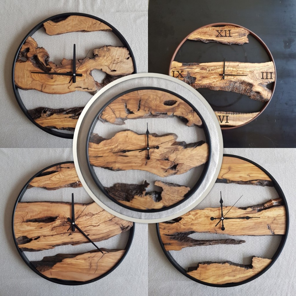 Jual Jam Dinding Kayu Jati Romawi Modern Jam Dinding Hiasan Dekorasi ...
