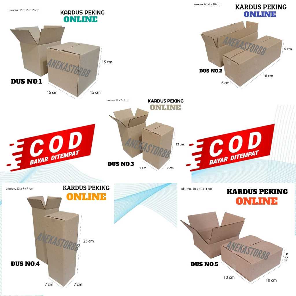Jual box kardus/kardus packing/box packing/dus packing dijamin dus baru ...