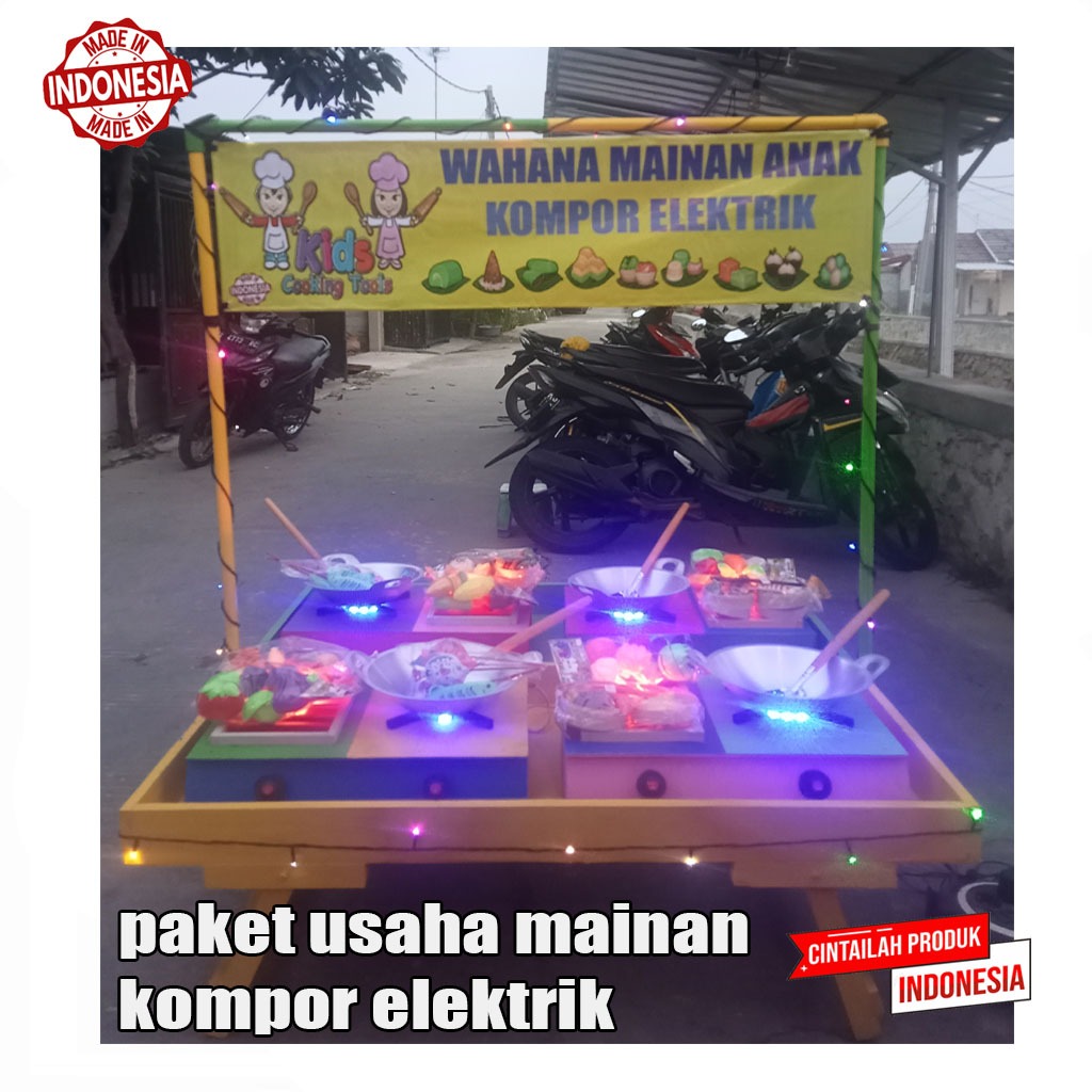Jual Paket usaha Mainan kompor elektrik dan masakan anak - anak ...
