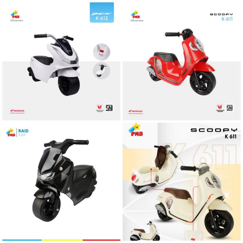 Jual Mainan Motor Dorong Scoopy, Nmax, dan PCX PMB K612, K611, K613 ...