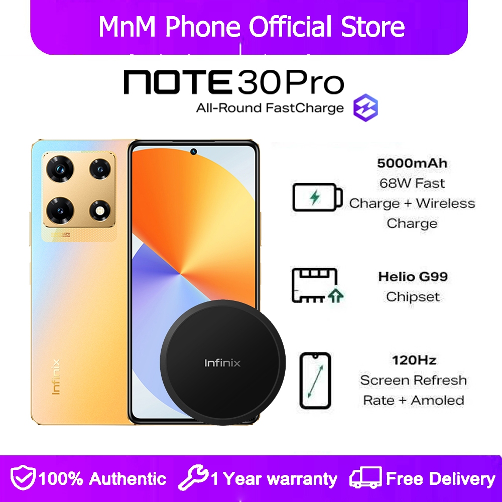 Jual Infinix Note 30 PRO (8GB + 256GB) 68W Fast Charge+ 15W Wireless ...