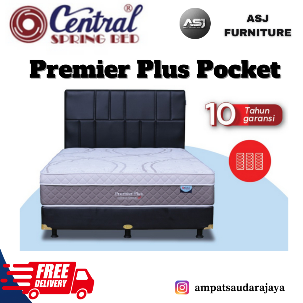 Jual Central Springbed Premier Plus Pocket - Hanya Kasur Spring bed ...