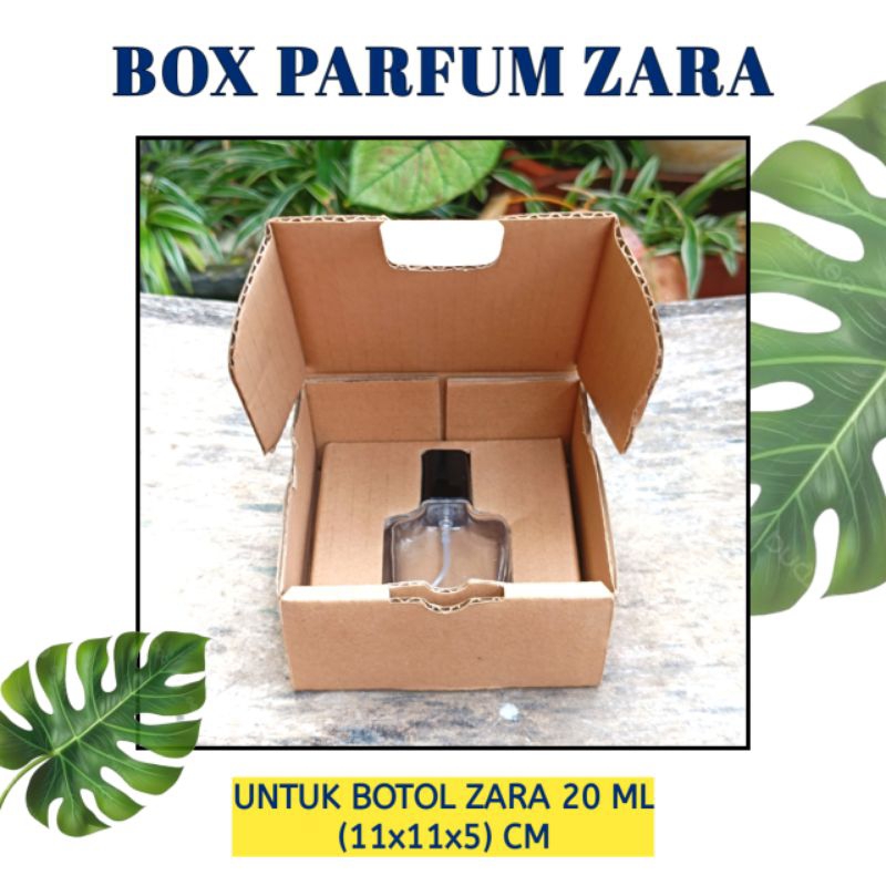 Jual KARDUS KEMASAN (11x11x5) DIE CUT, PACKING BOX BOTOL PARFUM ZARA 20 ...