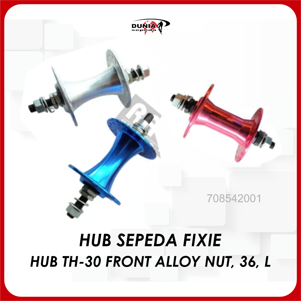 Jual HUB FIXIE - HUB TH 30 FRONT ALLOY NUT - HUB DEPAN 36 | Shopee ...