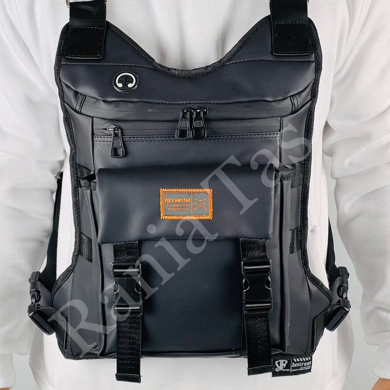 Jual Tas Dada Jumbo Polo Amstar Waterproof Tas Selempang Dada Tas Rompi ...