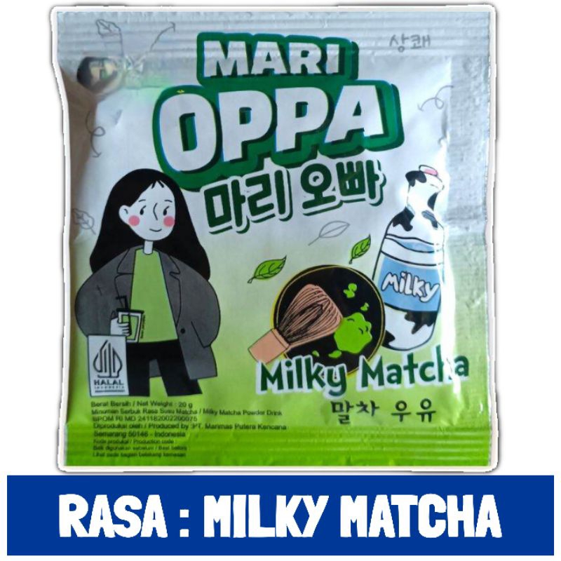 Jual Minuman Mari Oppa Serbuk 1 Renceng Isi 15 Sachet | Shopee Indonesia