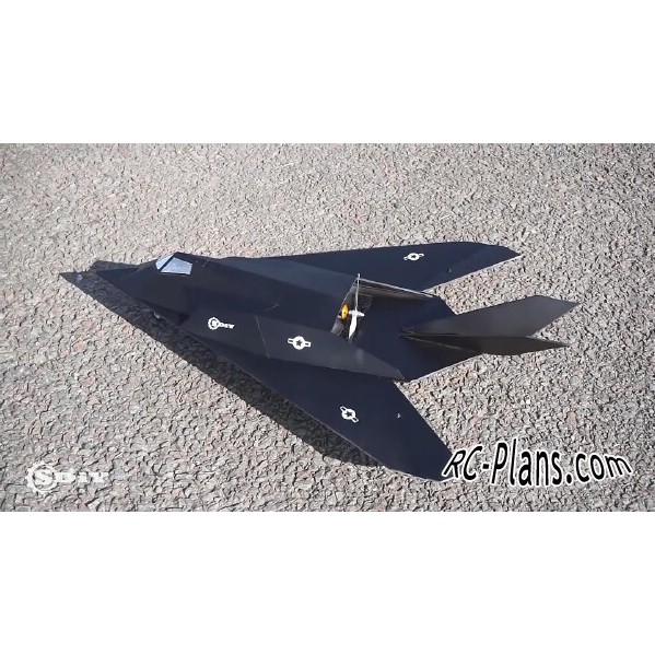 Jual F 117 Nighthawk, F-117 Kit pesawat Rc jet, Rcplans Aeromodelling ...