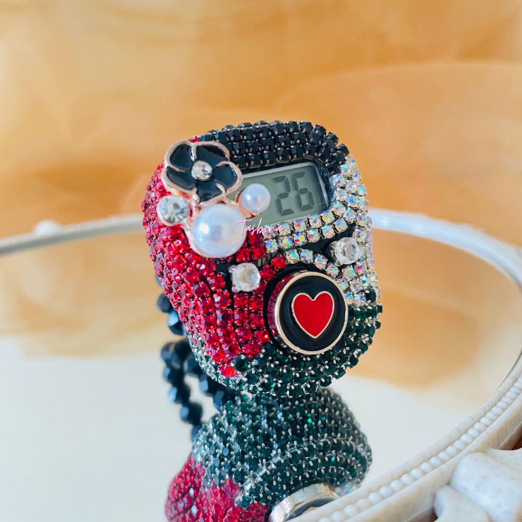 Jual Tasbih Digital Cantik Palestina Hias Custom Nama Bunga Tali ...