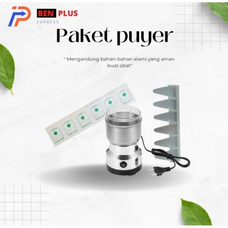 Jual Paket kertas puyer+Blender obat+Sendok puyer | Shopee Indonesia