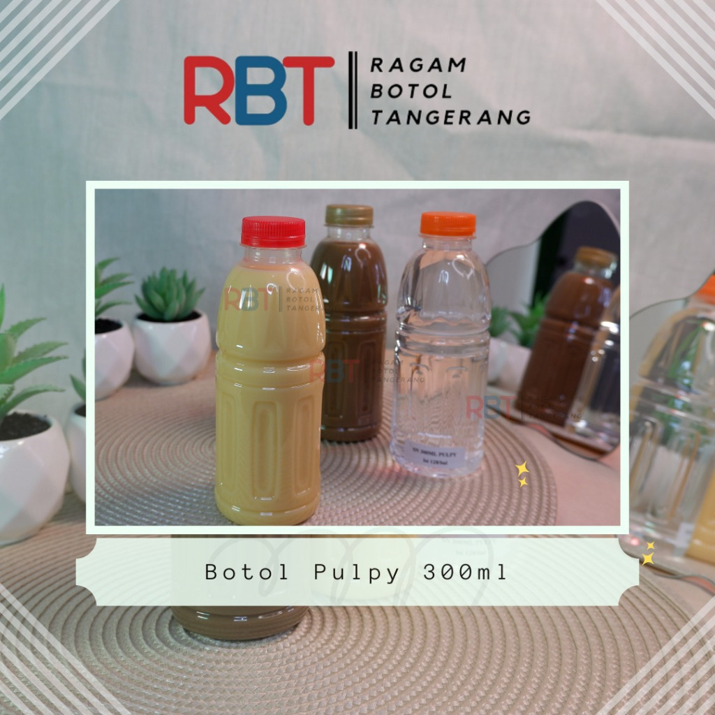 Jual Botol PET 300ml/Botol Pulpy/Botol Juice/Botol Minuman Kosong ...