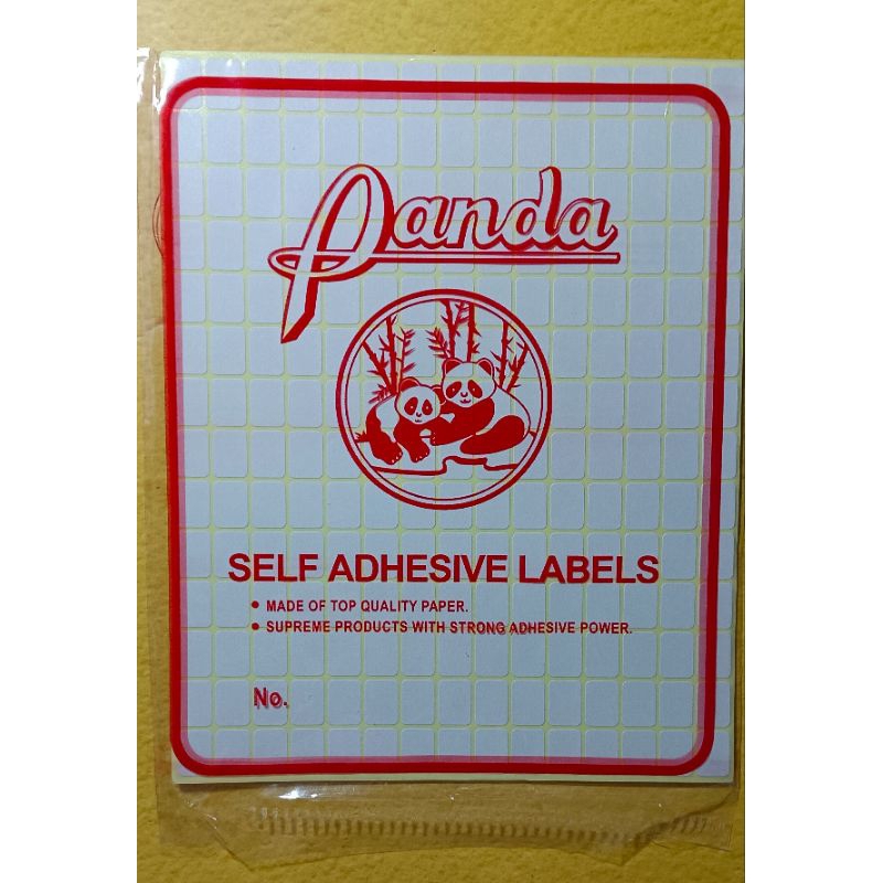 Jual KERTAS/STIKER LABEL HARGA PANDA POLOS NO.107-113-123 (1 PACK ...