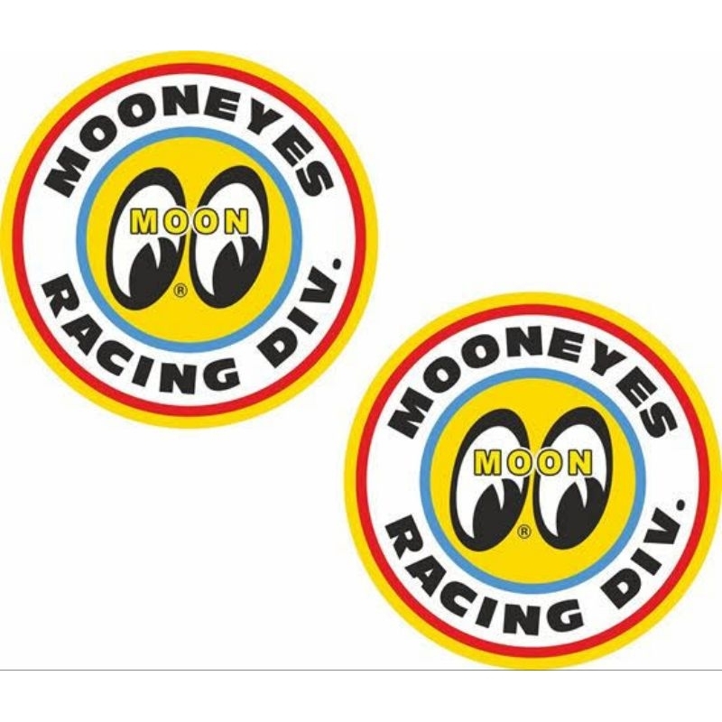 Jual stiker mooneyes racing DIV harga untuk 1 pcs | Shopee Indonesia