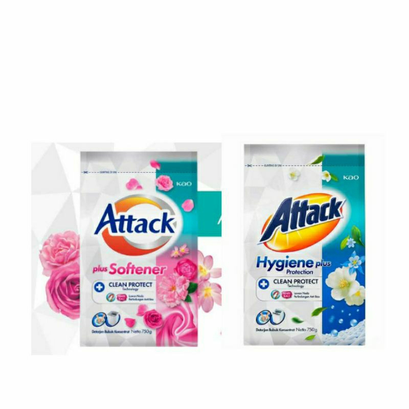 Jual Attack deterjen konsentrat bubuk 750 - 1.200 g | Shopee Indonesia