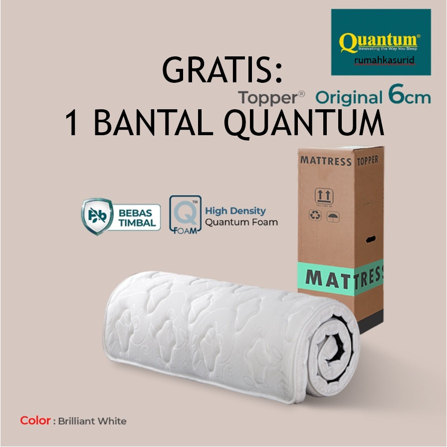 Jual Quantum Mattress Topper 90 100 120 140 160 180 200 cm ORIGINAL ...