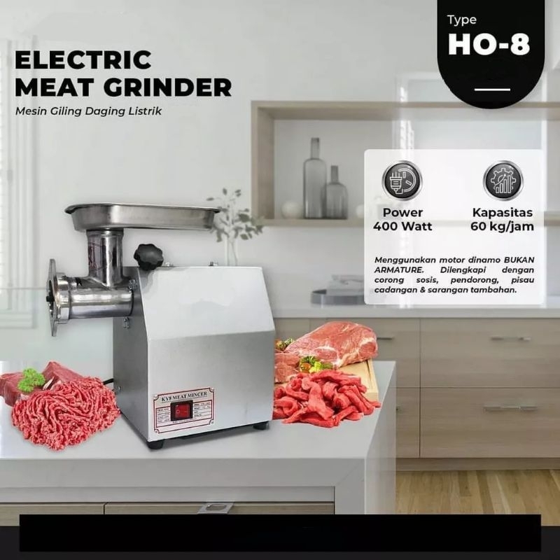 Jual Mesin Gilingan Penggiling Daging/Meat Grinder Listrik Bull Model ...
