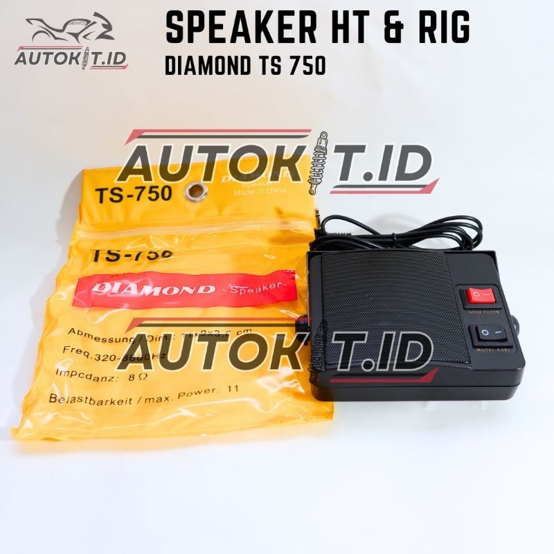 Jual SPEAKER DIAMOND TS 750 UNTUK RADIO RIG DAN HT HANDY TALKIE ...