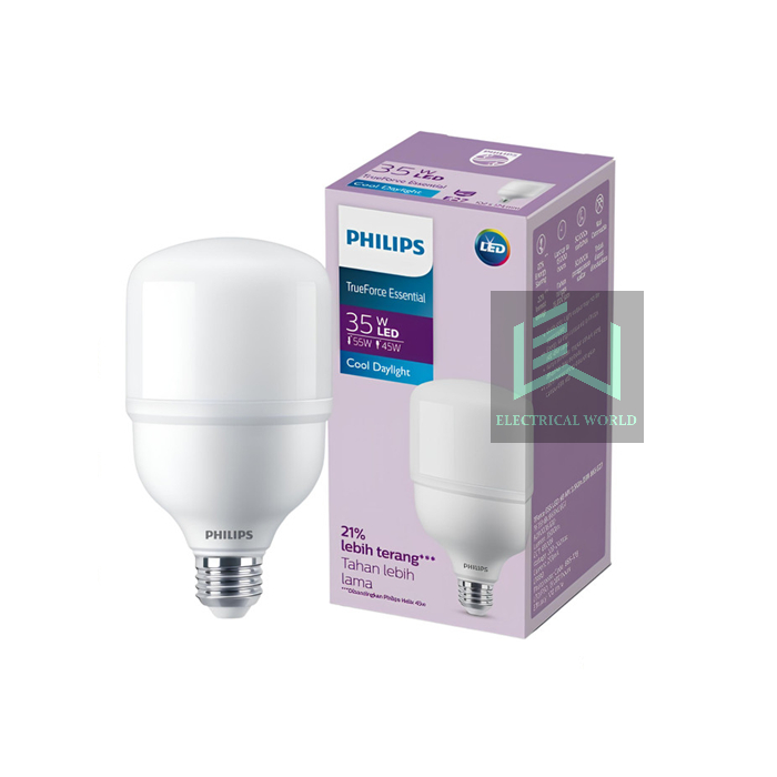 Jual Philips LED Trueforce 35 Watt Putih Lampu Tforce T Force Essential Ess 35W 35Watt W ...