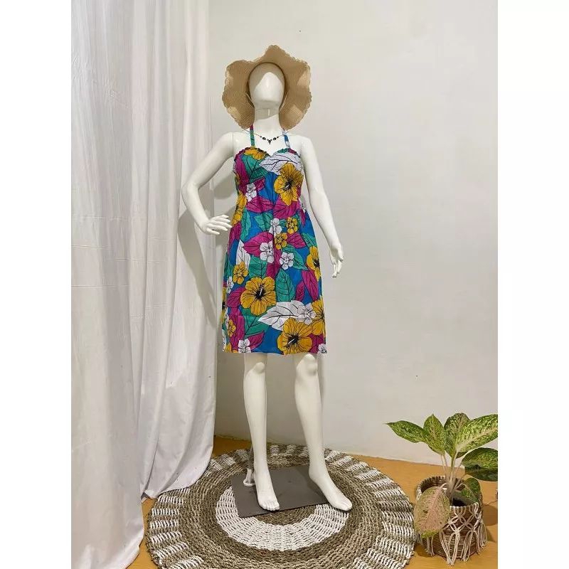 Jual Dress/daster midi Yunisara daster kerut dada solo daster sexy ...