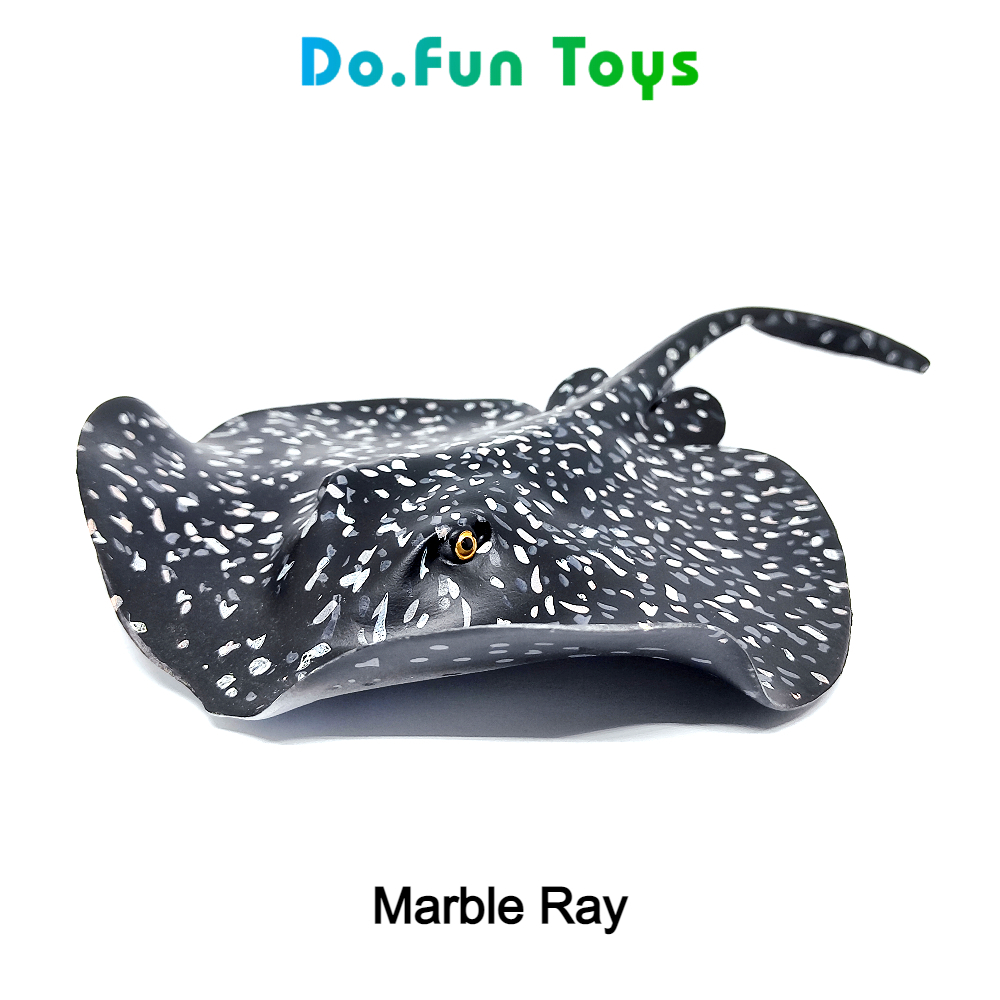 Jual Animal Figurine | MARBLE RAY / Mainan Miniatur Ikan Pari Marmer ...
