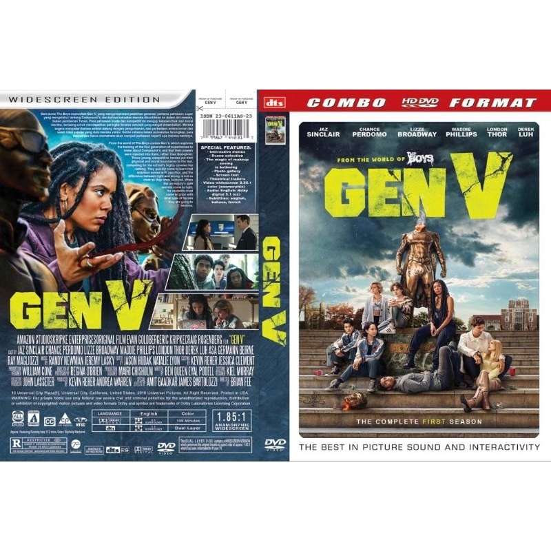 Jual dvd Gen V 2023 {OD DTS R1} {Action, Adventure, Comedy} {Jaz Sinclair, Chance Perdomo, Lizze ...