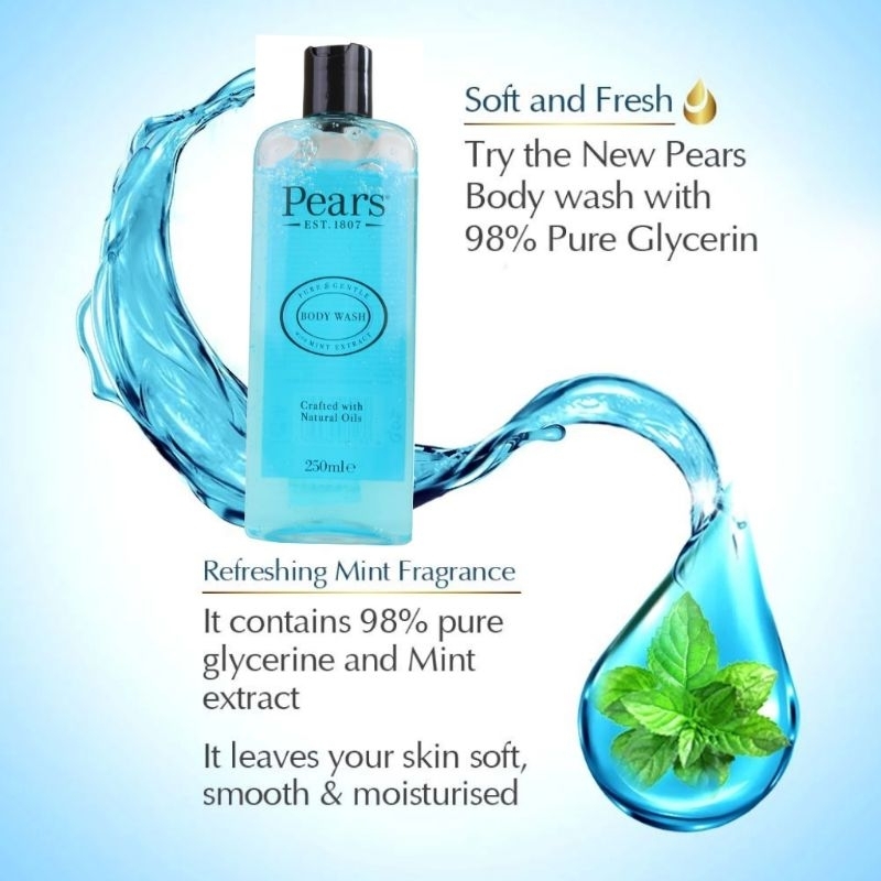 Jual SABUN MANDI VIRAL / BODY WASH PEARS BODY WASH PURE & GENTLE ...
