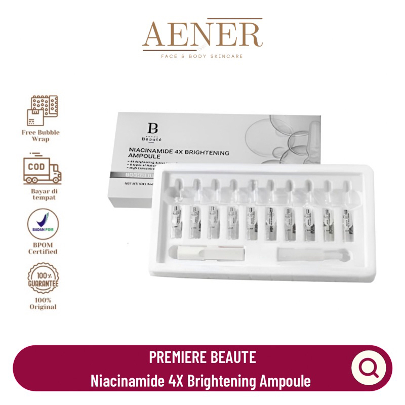 Jual PREMIERE BEAUTE AMPOULE | BEAUTE AMPOULE | NIACINAMIDE BOOSTER ...