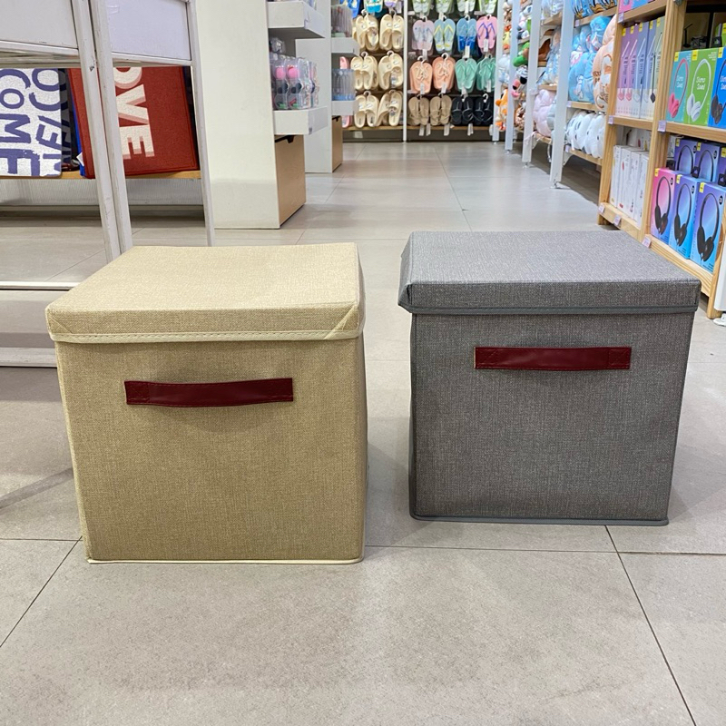 Jual Storage Cube Miniso / Storage Box kain / Kotak penyimpanan ...