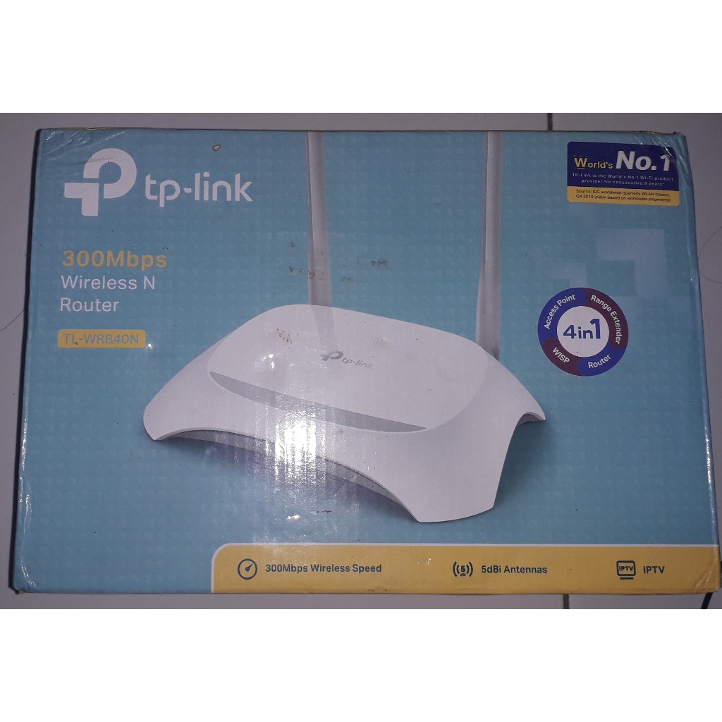Jual TP-LINK TL-WR840N 300Mbps Wireless N Router | Shopee Indonesia