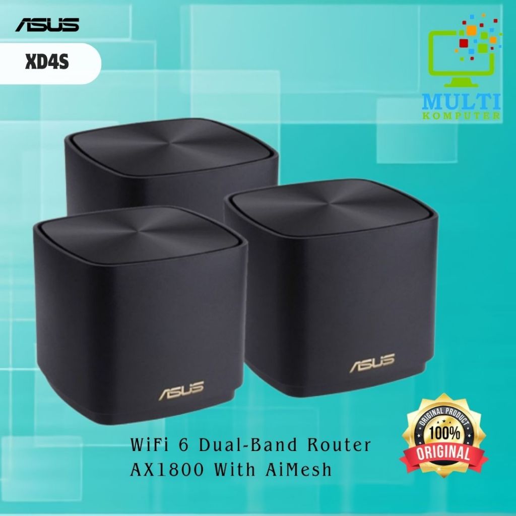 Jual ZenWiFi AX ASUS Mini XD4S AX1800 ( 3 Pack ) Zen WiFi 6 Mesh Router ...