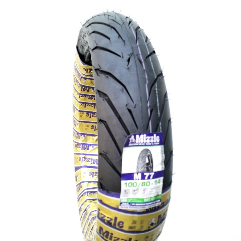 Jual Ban tubless 100/80 14 mizzle M77 & M66* | Shopee Indonesia
