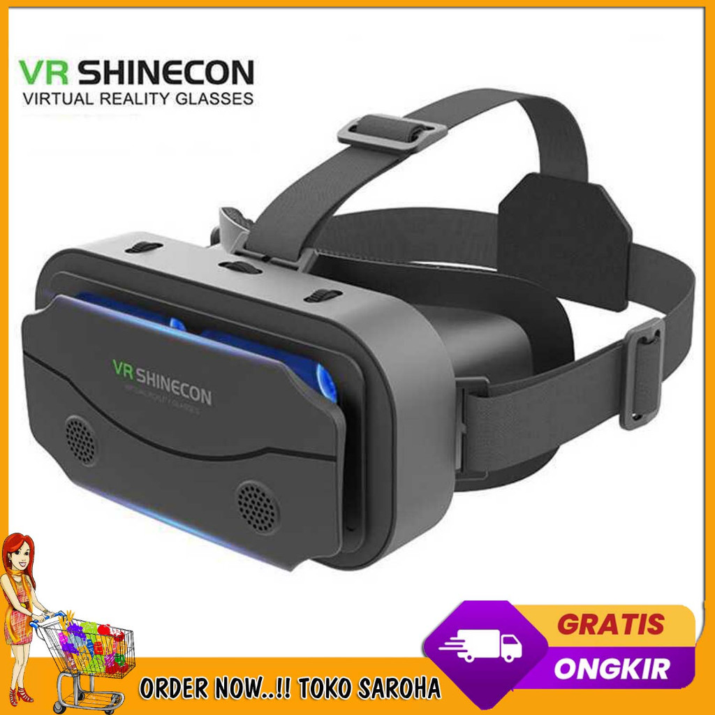 Jual Virtual Reality 3D VR Box Original Shinecon IMAX Giant Screen Virtual Reality Glasses ...