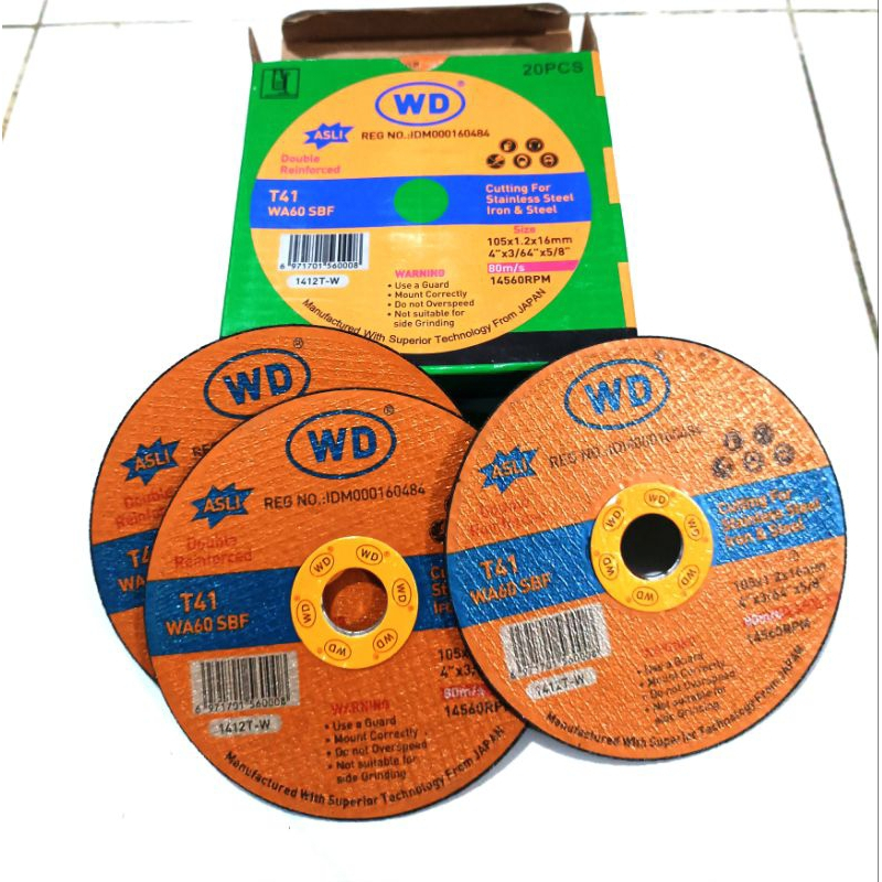 Jual WD Beji Potong Besi 4" / Batu Gerinda Potong Besi 4" Original ...