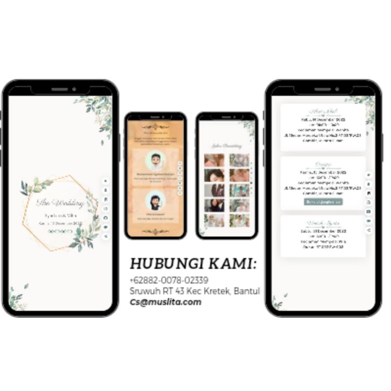 Jual Undangan Nikah Digital Website|Undangan Web|Undangan Nikah Online ...