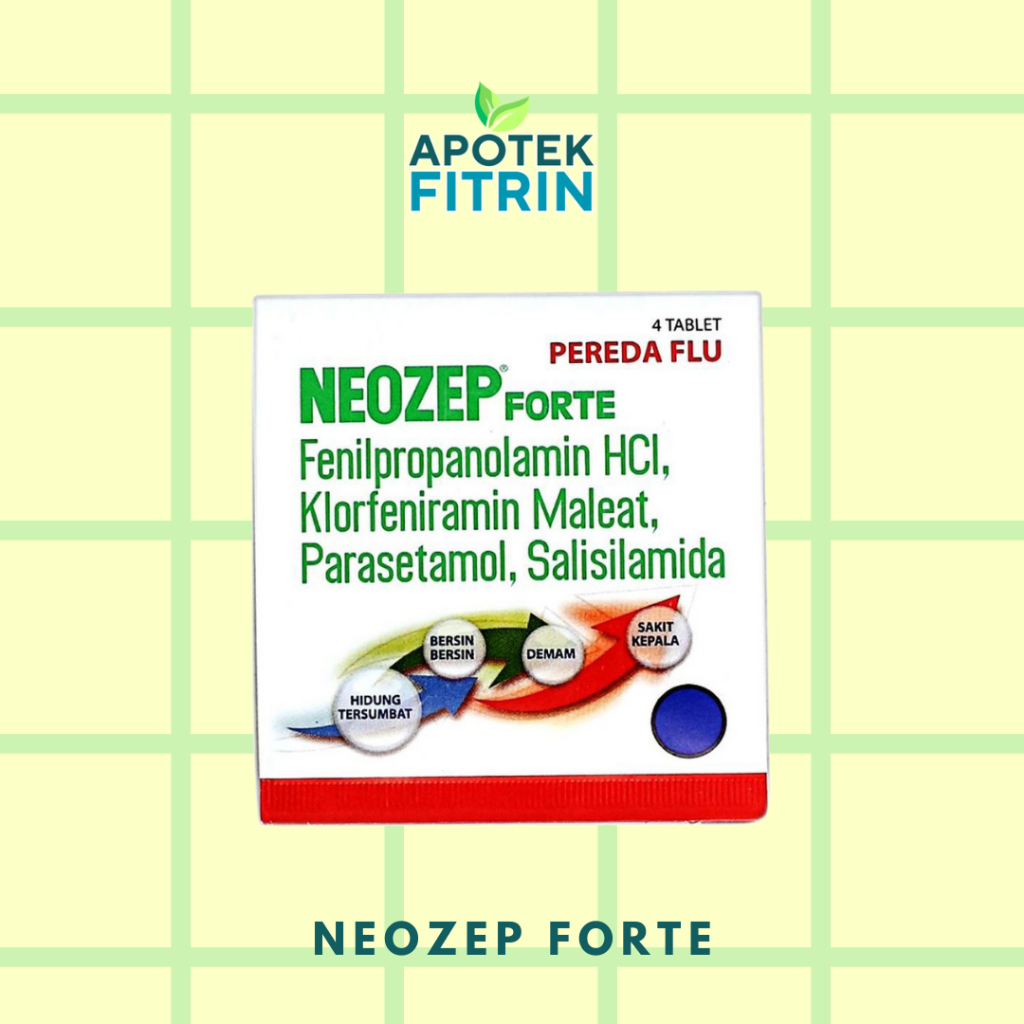 Jual NEOZEP FORTE STRIP 4 TABLET | Shopee Indonesia