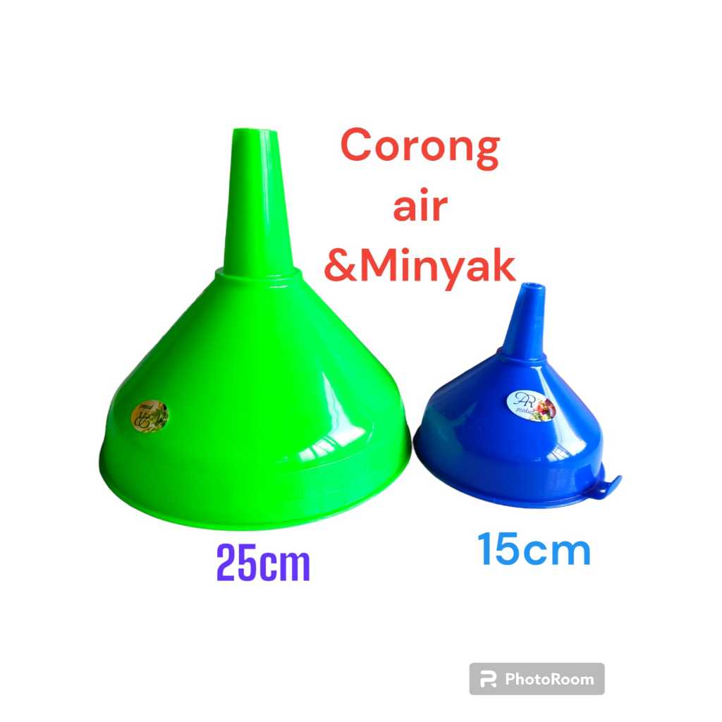 Jual CORONG AIR CORONG MINYAK BESAR CORONG PLASTIK BESAR CORONG TOPI ...