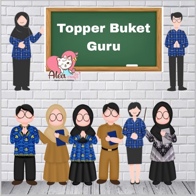 Jual Topper Hari Guru Topper buket hari guru happy teacher's day ...