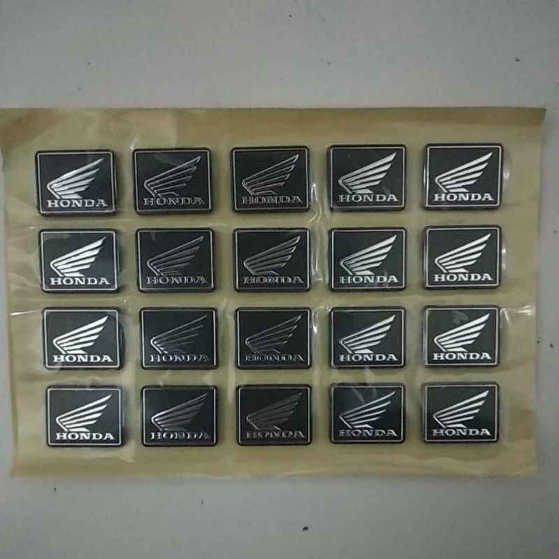 Jual Emblem logo Honda dasboard spedo stang universal untuk semua jenis ...