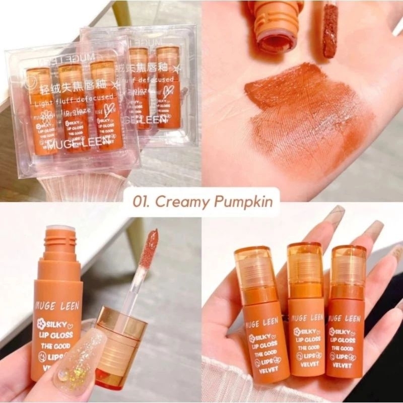 Jual MUGELLEN MILK TEA LIPCREAM LIP VELVET | Shopee Indonesia