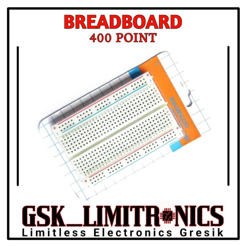 Jual MINI BREADBOARD 400 POINT SOLDERLESS PCB PROJECT BOARD | Shopee ...