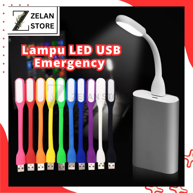 Jual USB LED Lamp / Lampu emergency light portable belajar baca laptop ...