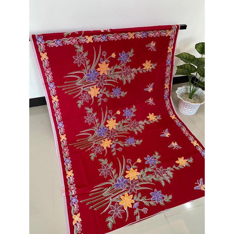 Jual Batik Merah, Batik Solo, Batik Handprint, Batik Natal, Batik Cap ...