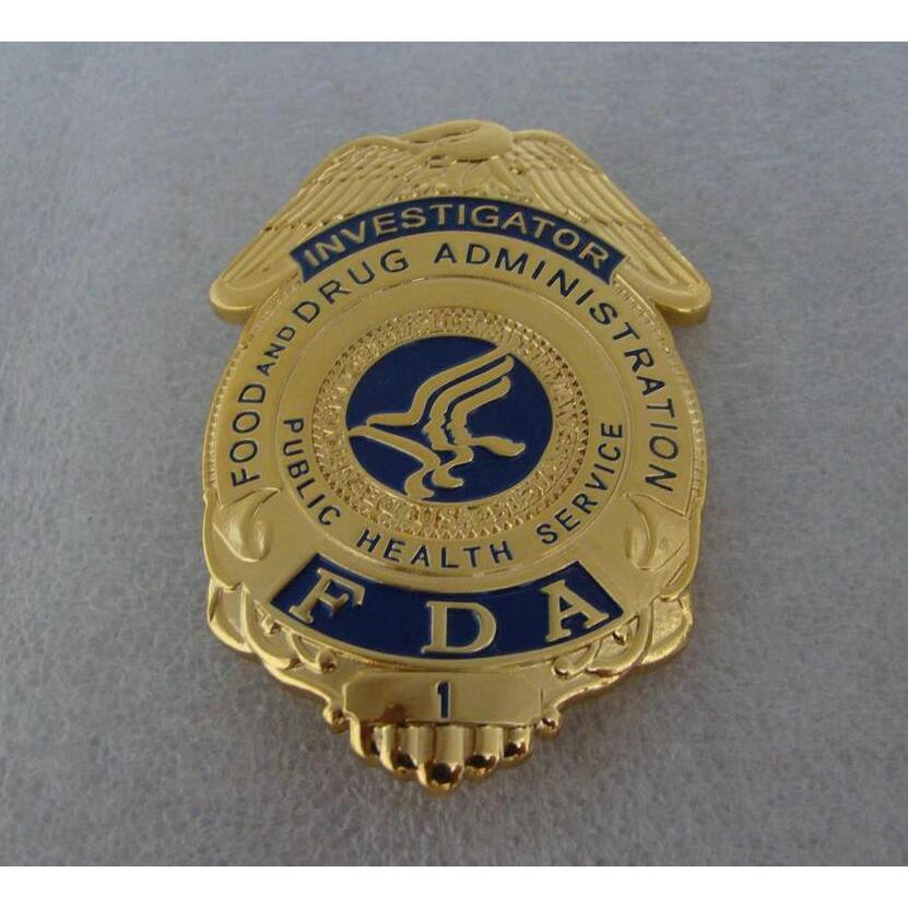 Jual US metal FDA INVESTIGATOR 1 badge Lencana - Kuning | Shopee Indonesia