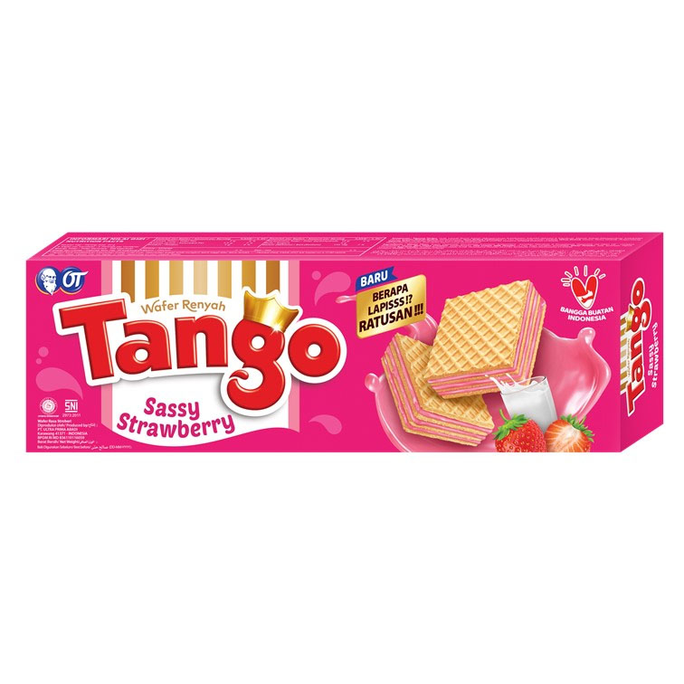 Jual Tango Wafer Strawberry 133 g | Shopee Indonesia