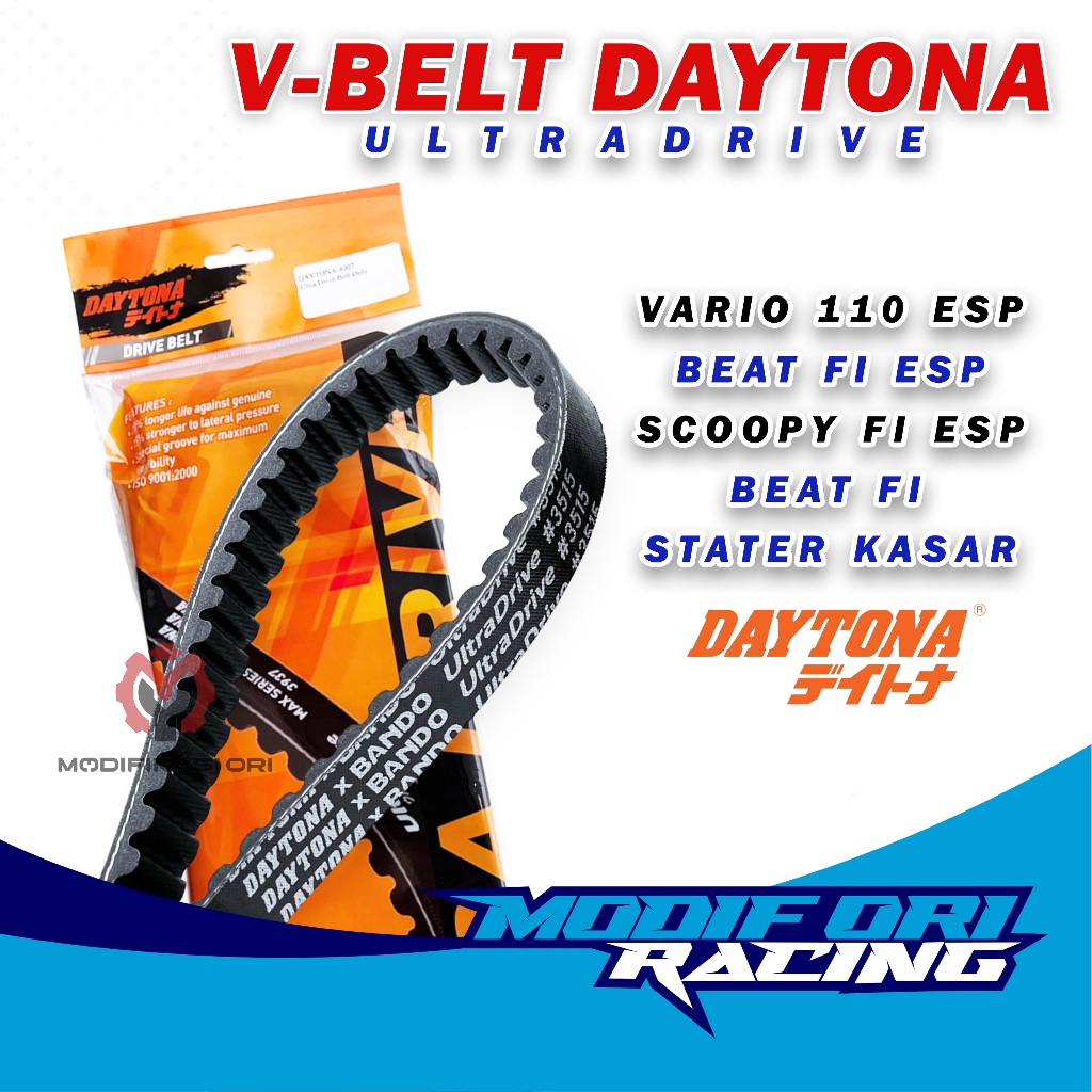 Jual BEAT FI ESP - VBELT DAYTONA SCOOPY FI ESP VANBELT RACING K44-KZL ...