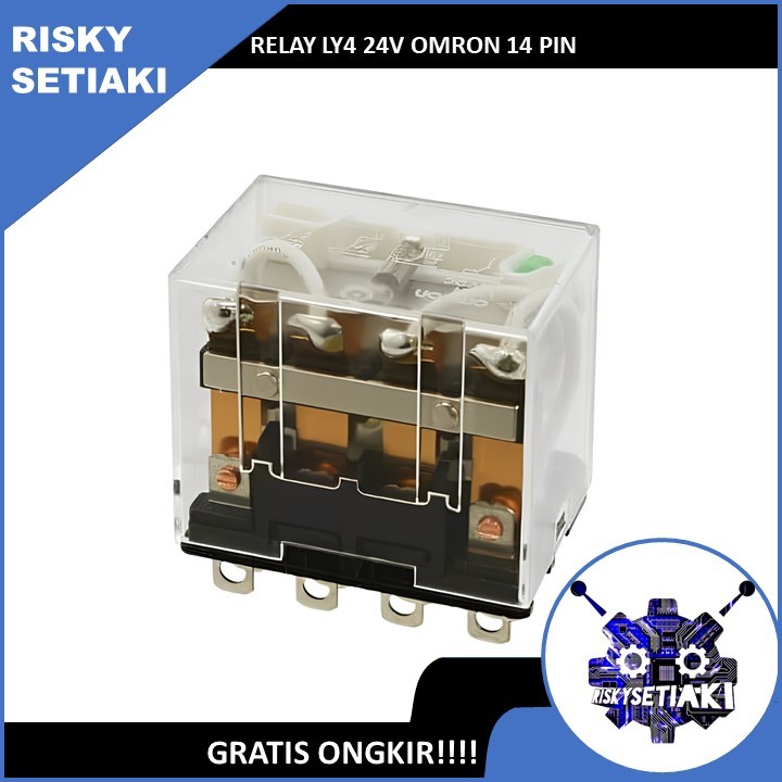 Jual RELAY LY4 24V OMRON 14 PIN | Shopee Indonesia